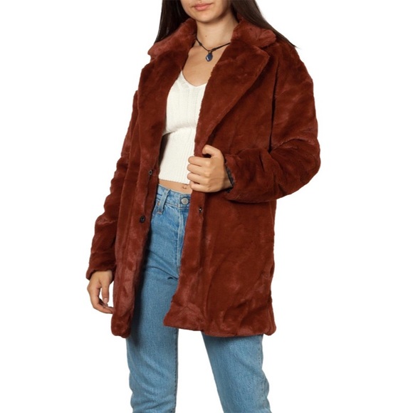 Sebby | Jackets & Coats | Sebby Collection Womens Faux Fur Coat In ...